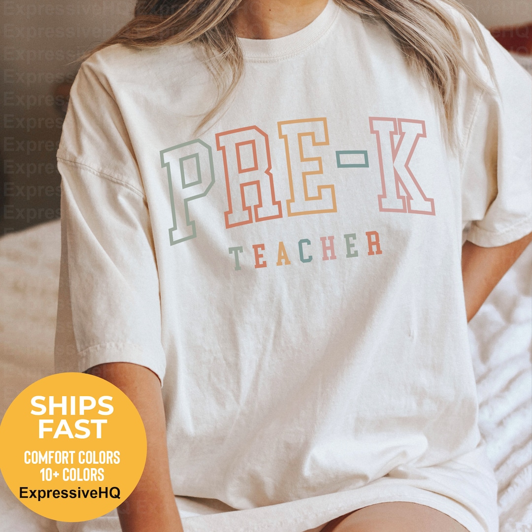 Pre-k Crew Shirt Retro Pre K Teacher Shirt, Pre-k Squad Shirts, Pre K ...