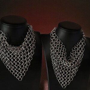 PALOMA Stainless Steel Chainmail Necklace, Western Necklace, Birthday ...