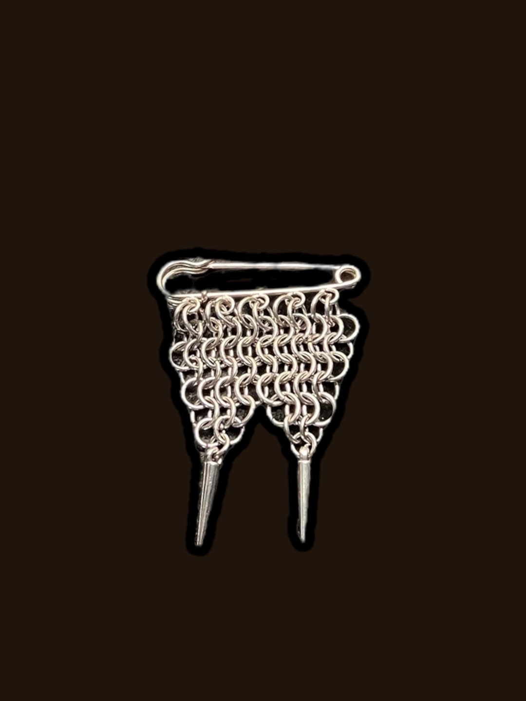 ATALUA Spikey Epaulettes Jacket, Stainless Steel Shoulder Pins ...