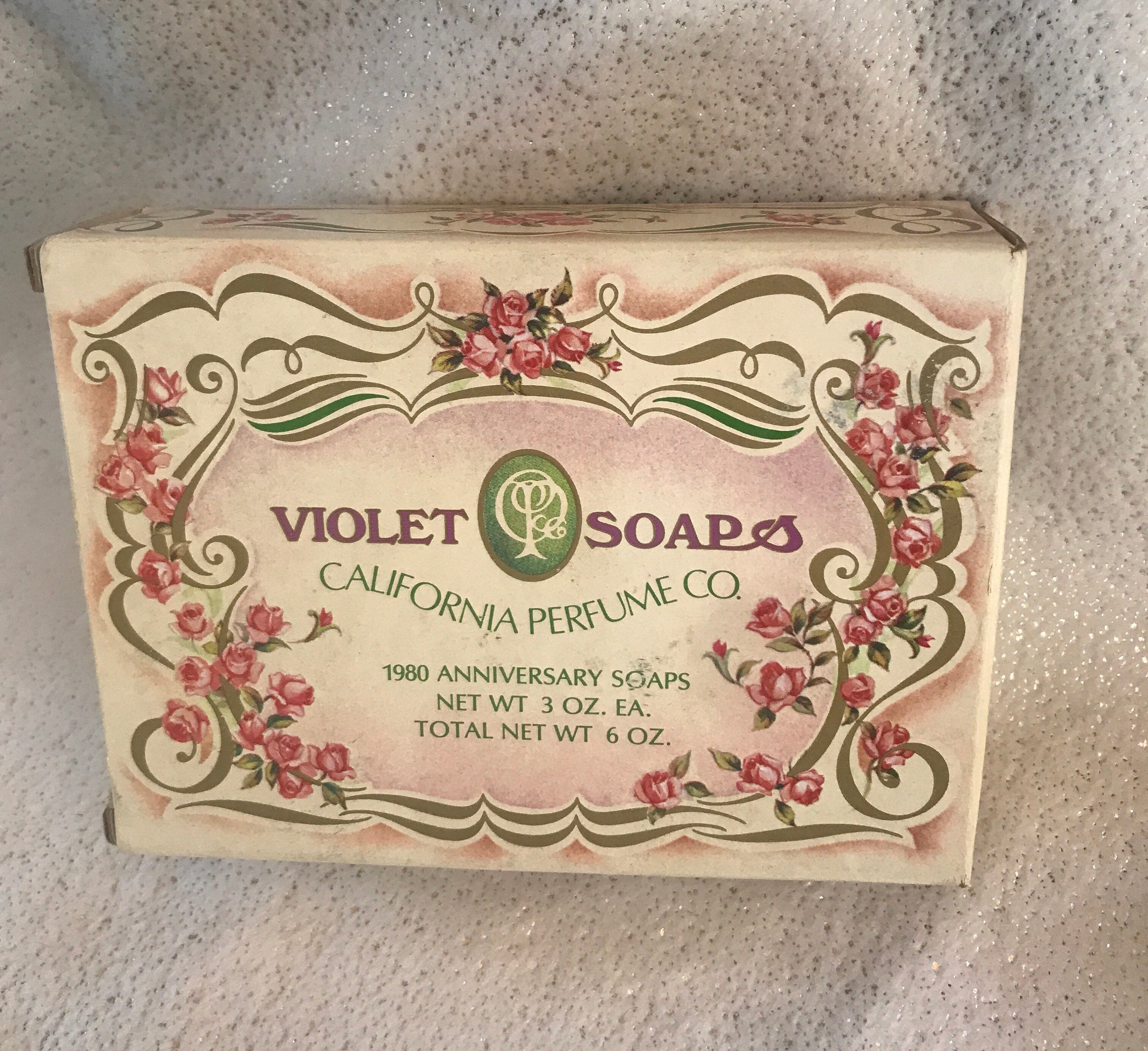 Avon Violet Soaps from California Perfume Co. 1980 Anniversary ...