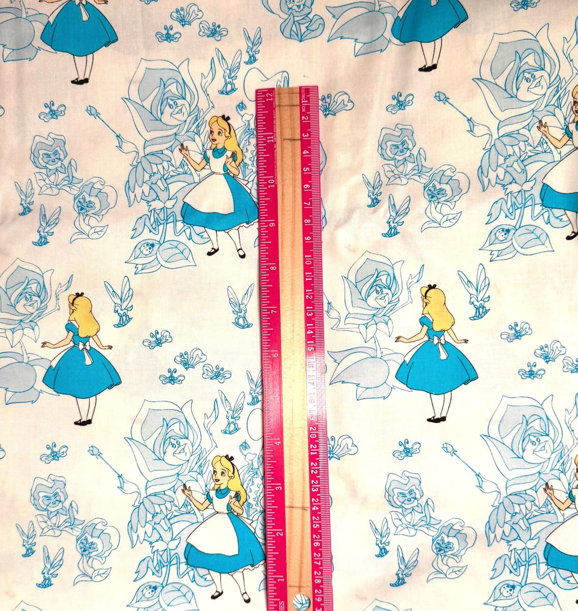 Alice in Wonderland Fabric | Disney Princess Fabric | Alice Fabric ...