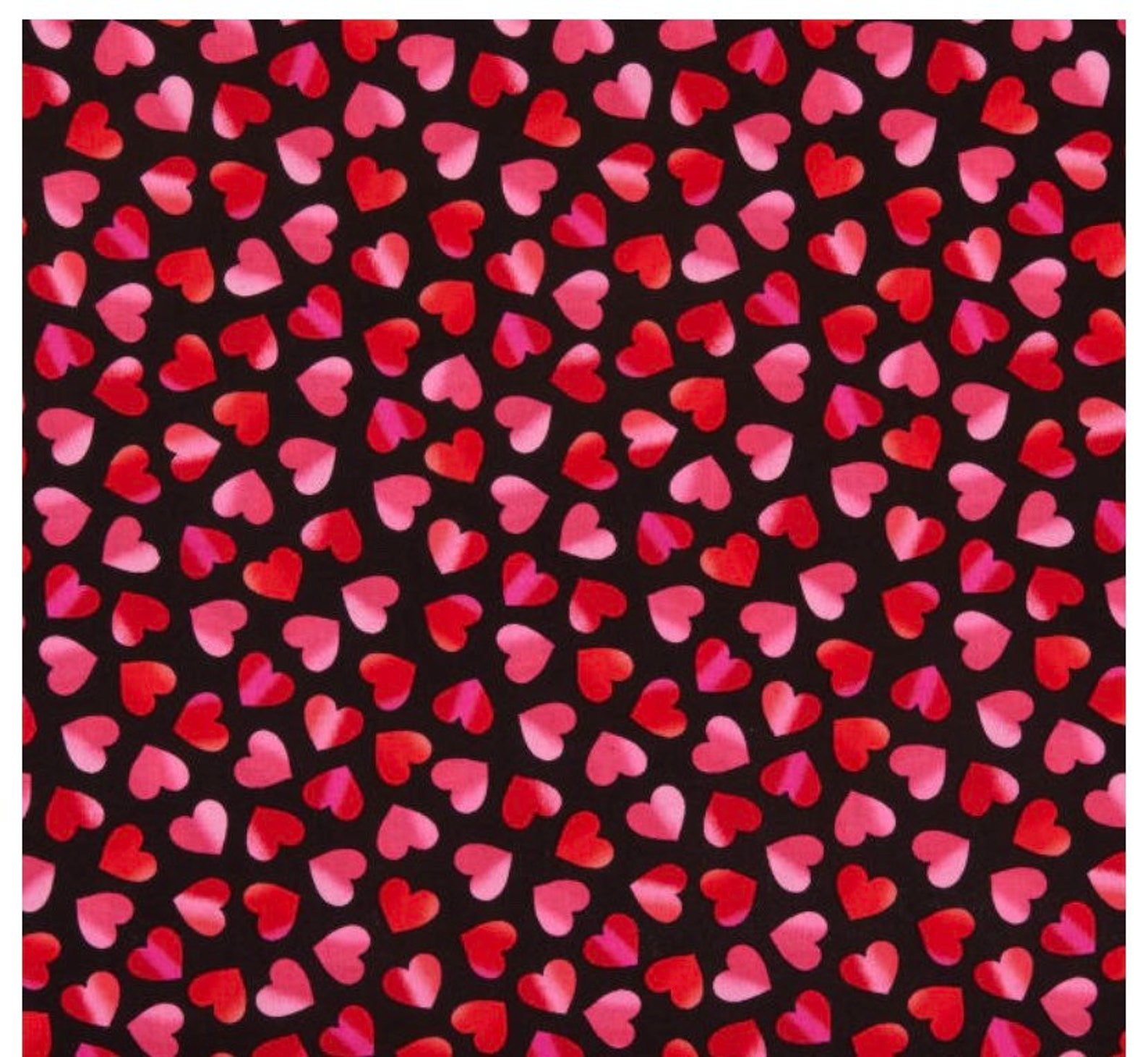 Red Hearts Fabric | Ombré Fabric | Hearts Fabric | Timeless Treasures ...