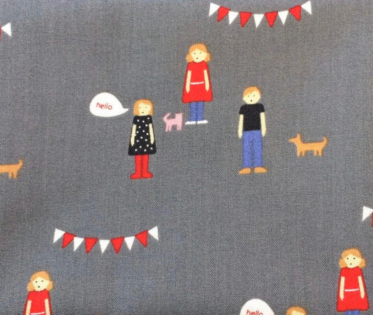 Neighborhood Fabric Neighborhood People Fabric Neighbors - Etsy