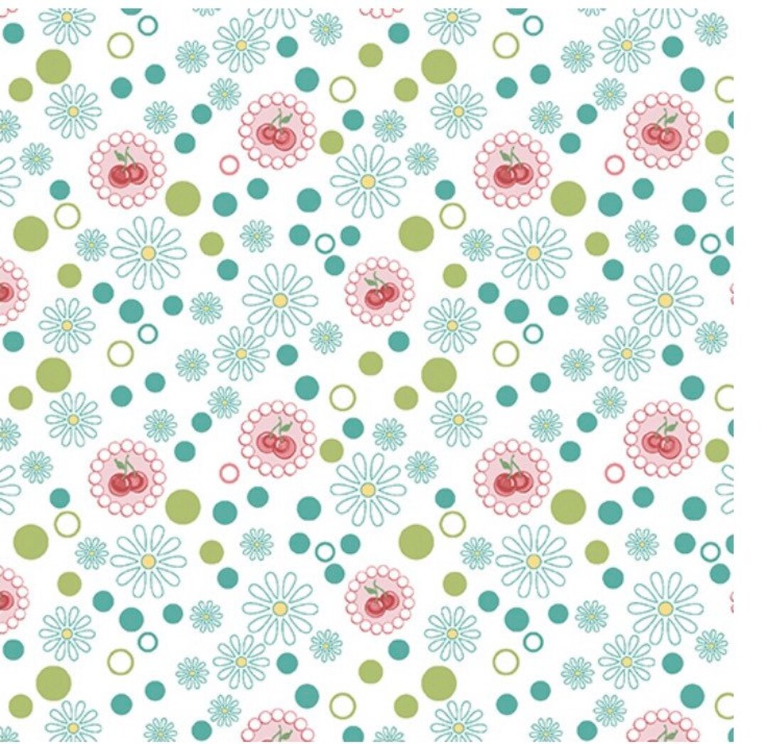 Kitchen Love Fabric | Cherry Fabric | Cherries Fabric | Benartex Fabric ...