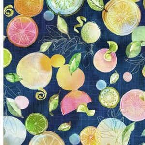 With A Twist Fabric | Fruit Fabric | Lemon Fabric | Lime Fabric ...