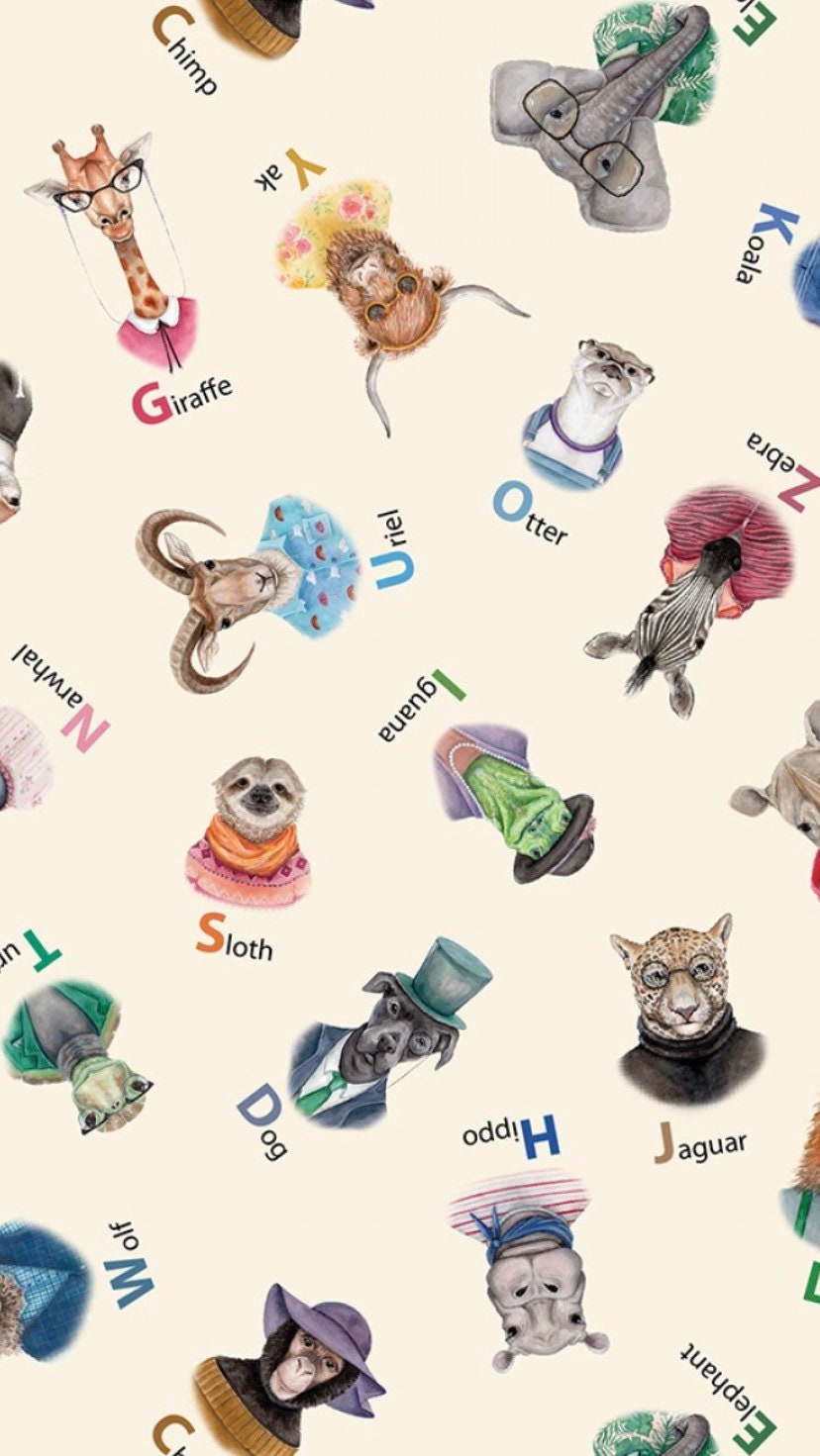 Zootopia A-Z Fabric Zootopia Character Fabric Zootopia - Etsy