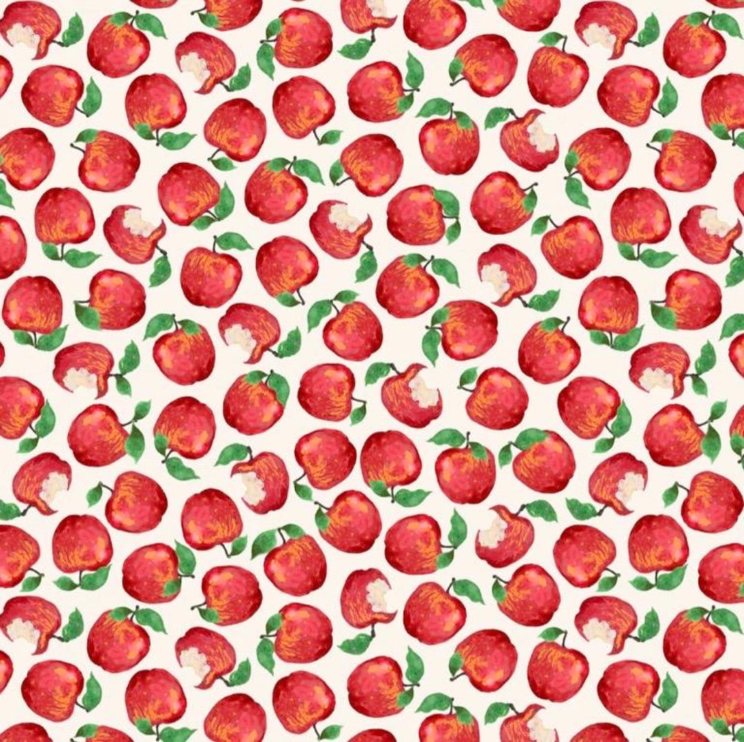 Apple Fabric | Apple Tree Fabric | Apple Picking Fabric | Fall Fabric ...