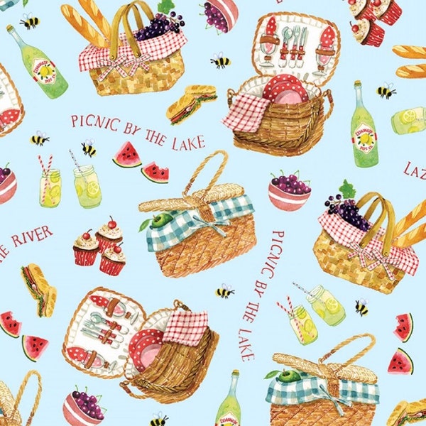 Picnic Fabric - Etsy