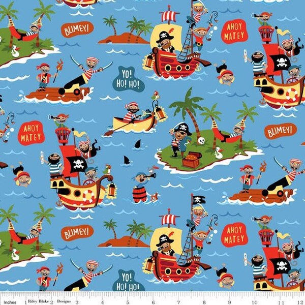Pirate Fabric - Etsy