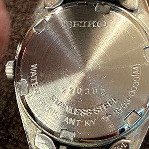 80s Seiko Wrist Watch/seiko Vintage Watch/seiko Quartz - Etsy