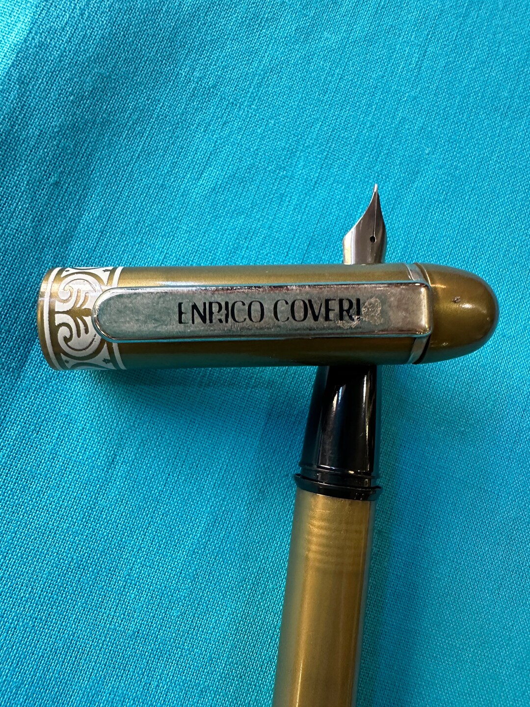 90s Vintage Fountain Pen Enrico Coveri Italy/design Pen Fountain Coveri ...