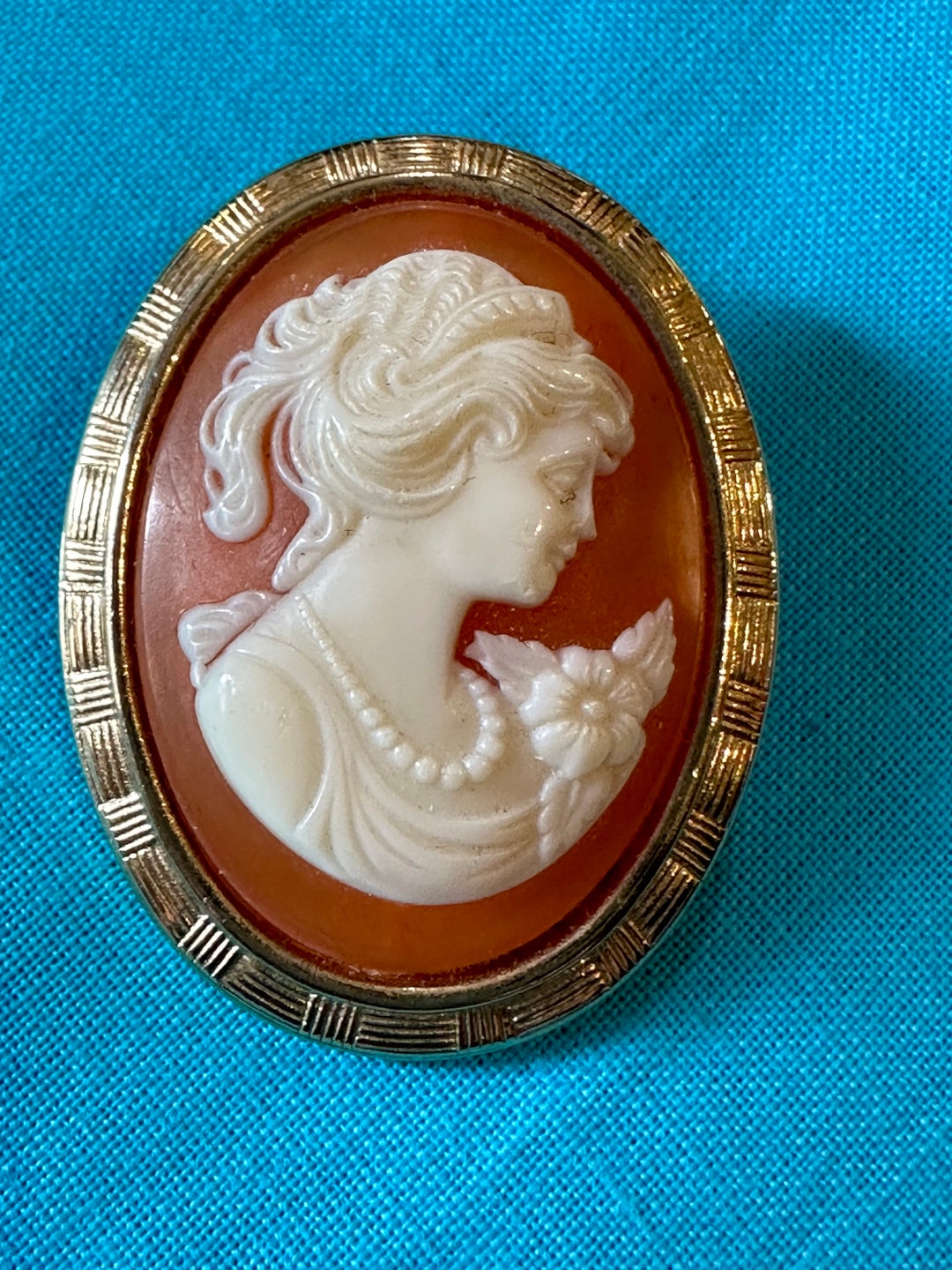 60s Vintage Brooch Women Florence Italy/woman Portrait Brooch/vintage ...