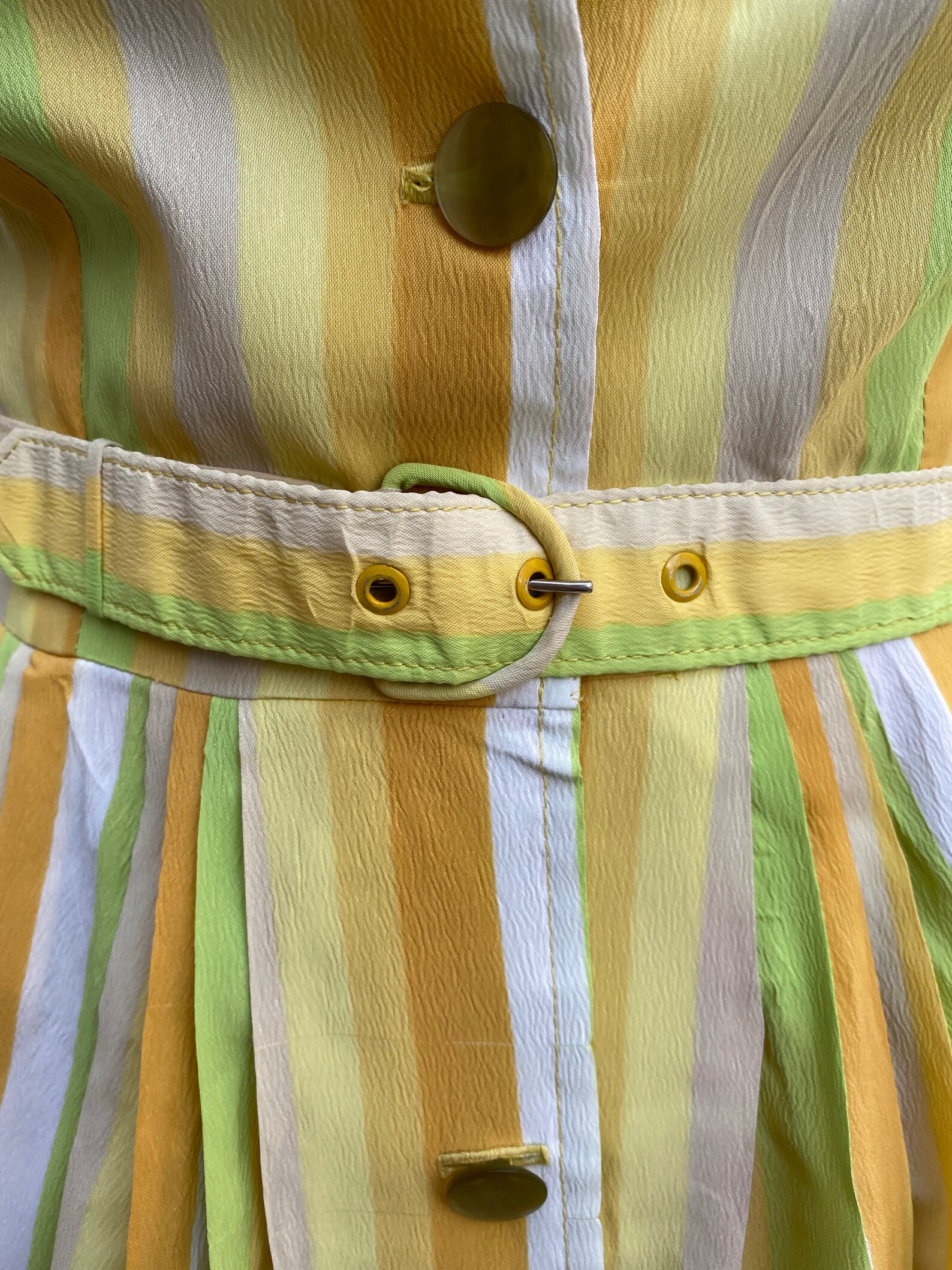 70s Vintage Dress Handmade/vintage Rainbow Dress/fashion - Etsy