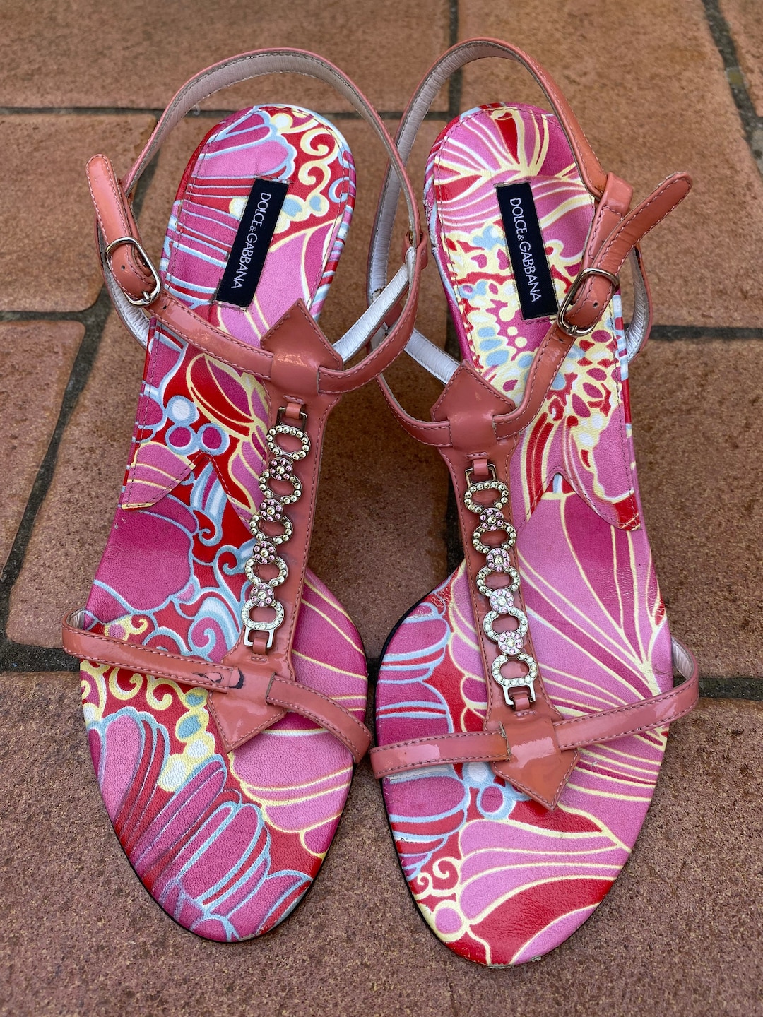 90s Sandals Dolce Gabbana/lady Style Design Sandals/sandali Dolce ...