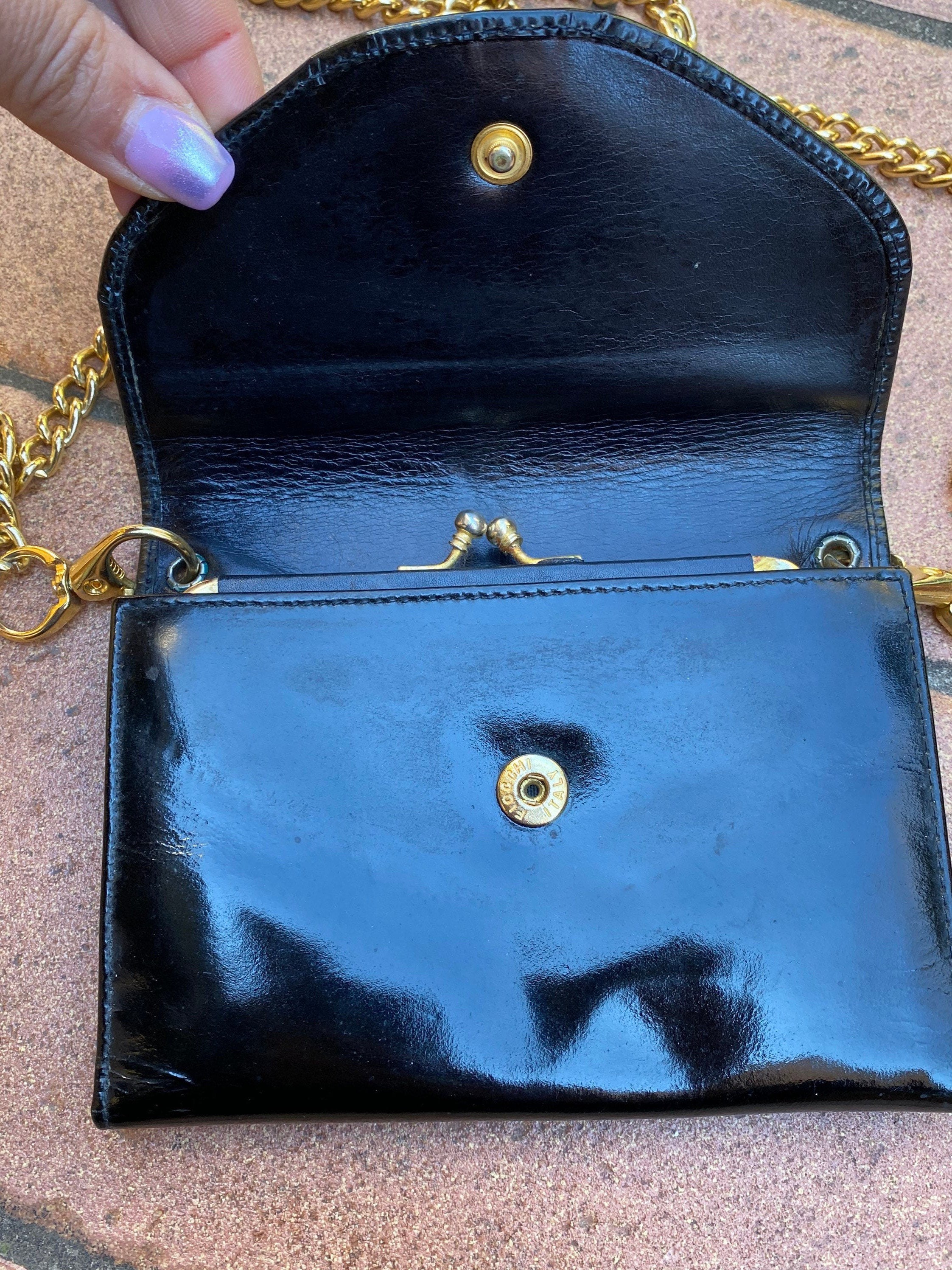 Cartera celine vintage clutch de los años 80 / cartera de | Etsy