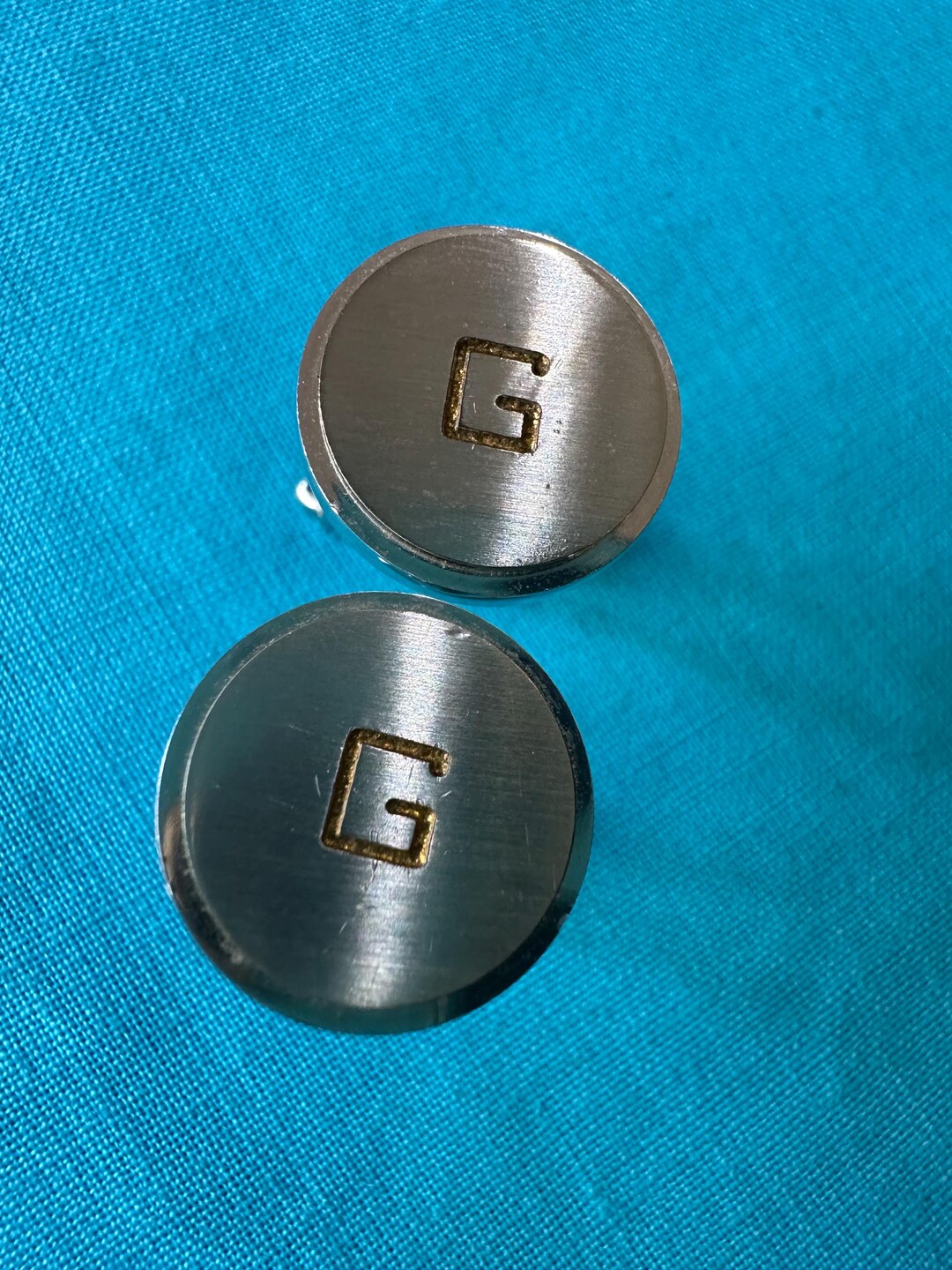 80s Vintage Rare Luxury Cufflinks for Shirt Design Givenchy/silver ...