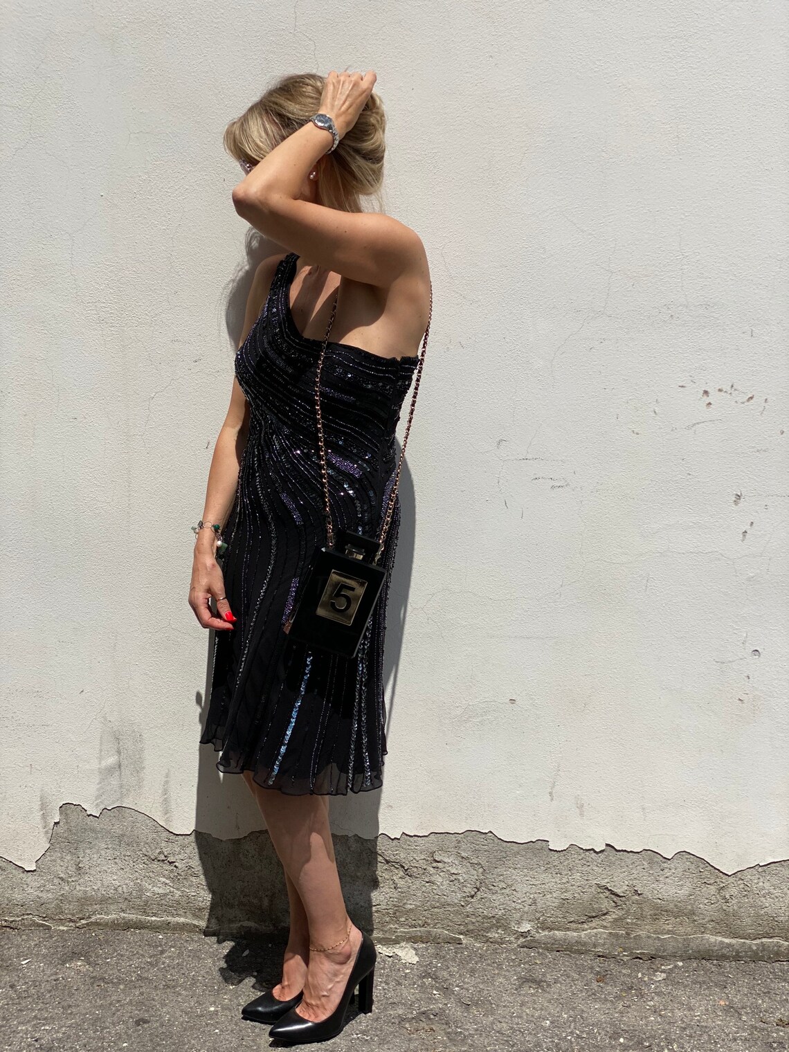 Dress Luxury Vintage Derhy/design Silk Dress Derhy/luxury - Etsy