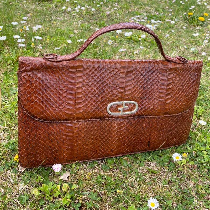 Python Clutch - Etsy