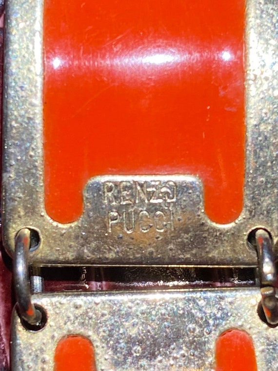 60s Vintage bracelet Renzo Pucci Italy/Orange gold br… - Gem