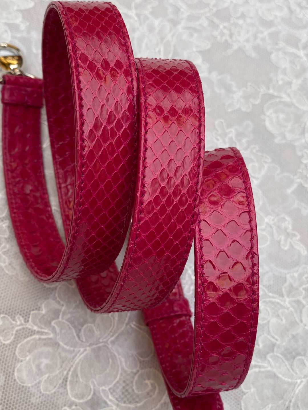 Authentic Python Shoulder Strap for the Bag Cd/pink Shoulder Strap Bag ...