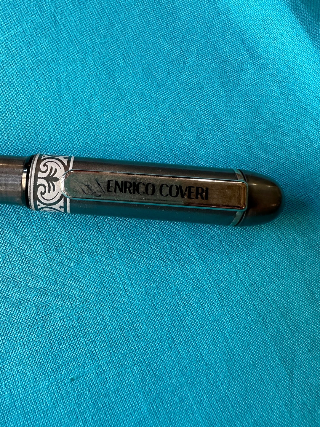 90s Vintage Fountain Pen Enrico Coveri Italy/design Pen - Etsy