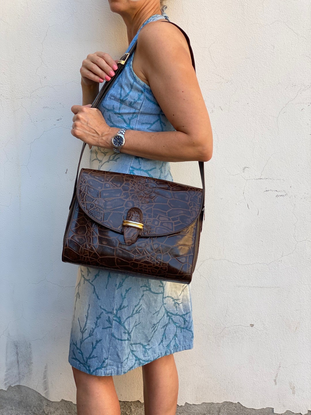 80s Design Crossbag Ghibli/shoulderbag Ghibli/vintage Bag Ghibli/brown ...