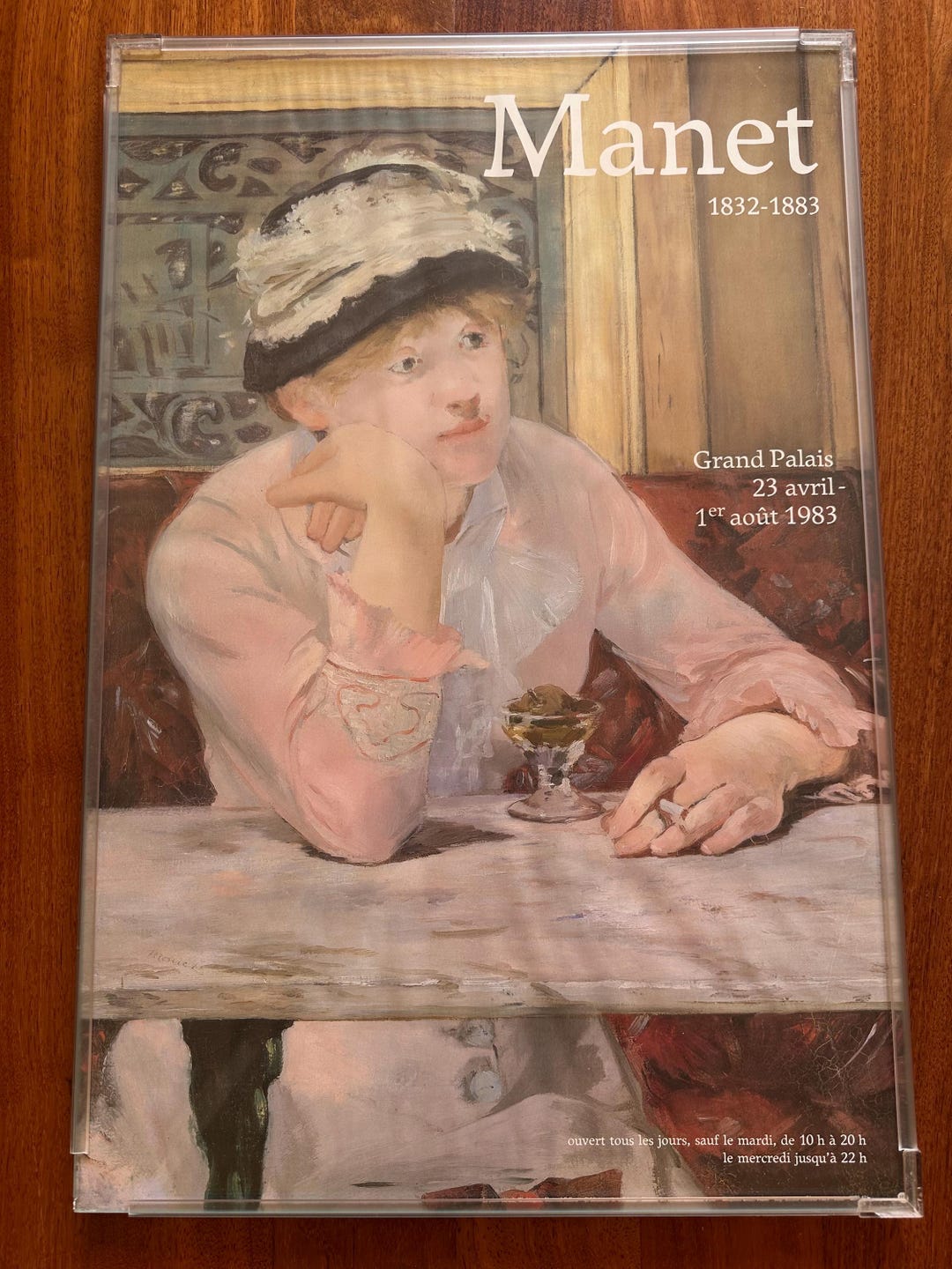 1983 Authentic Poster Manet Grand Palais Paris/rare Poster La Prune ...