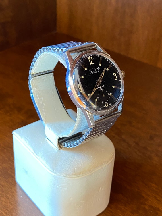 60s Vintage Watch Evilard Swiss/wrist Watch/watch | Etsy