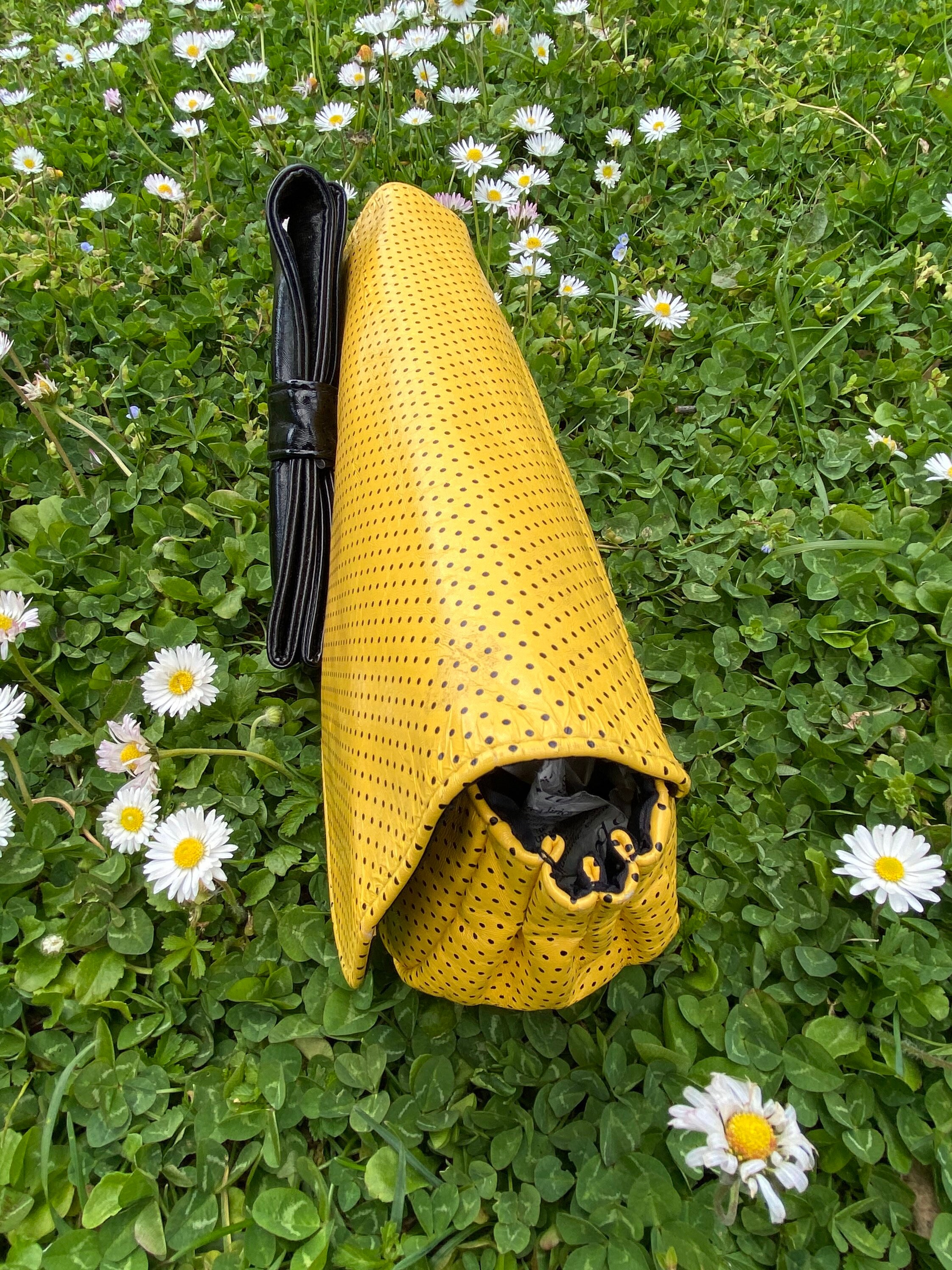 90s Vintage Pochette Annick Goutal Paris/yellow Handbag/yellow - Etsy UK