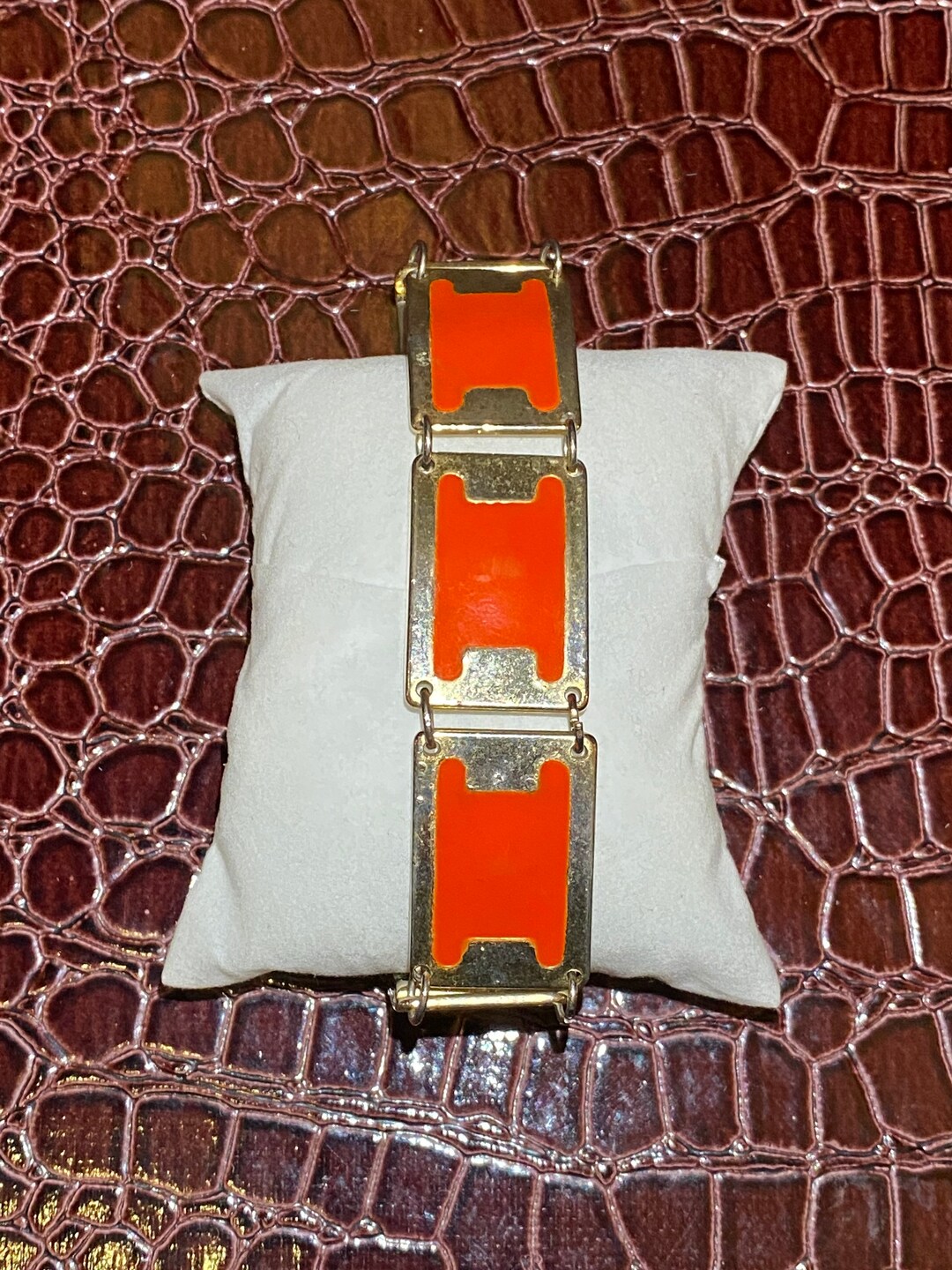 60s Vintage Bracelet Renzo Pucci Italy/orange Gold Bracelet/bracelet ...
