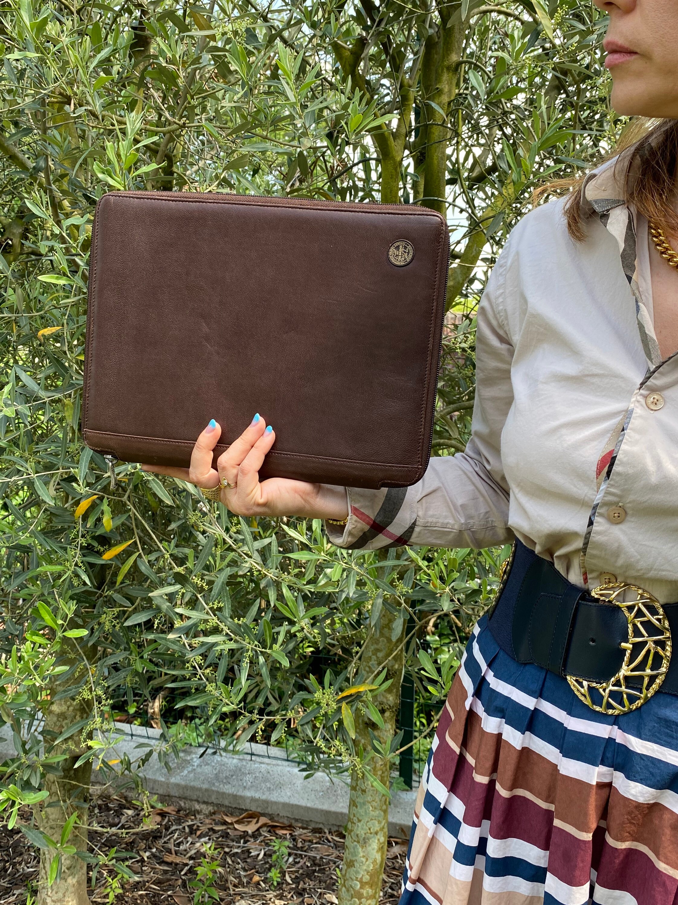 90s Document Holder the Bridge Vintage/holder Pouch Brown - Etsy