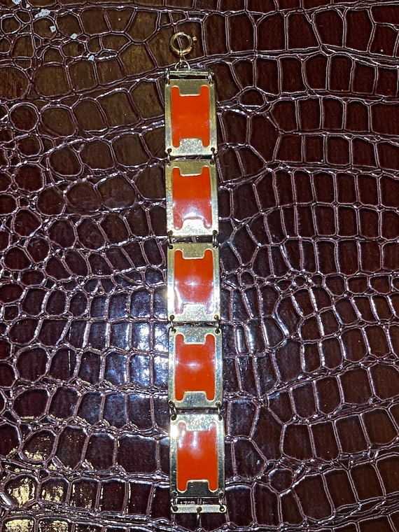 60s Vintage bracelet Renzo Pucci Italy/Orange gold br… - Gem