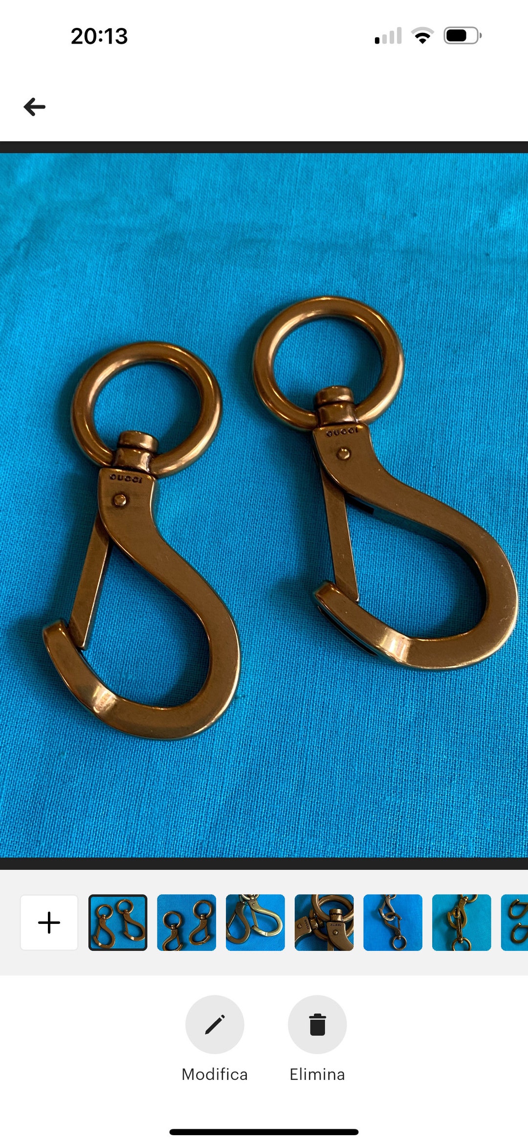 Authentic Carabiners Gg/bronze Color Carabiners Metal/design Copper ...