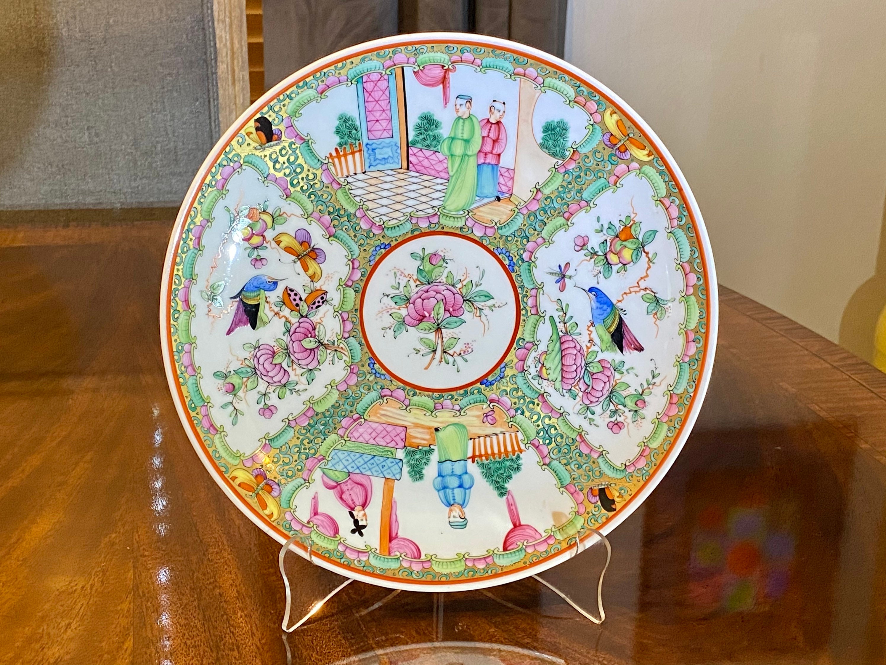 Edme Samson Antique French Chinoiserie Plate - Etsy
