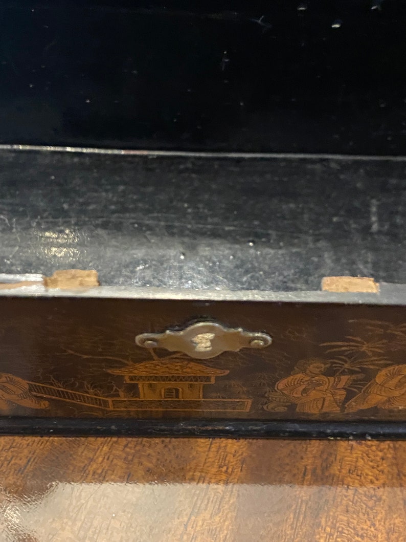 Antique Meiji Period Lacquered Japanese Box - Etsy