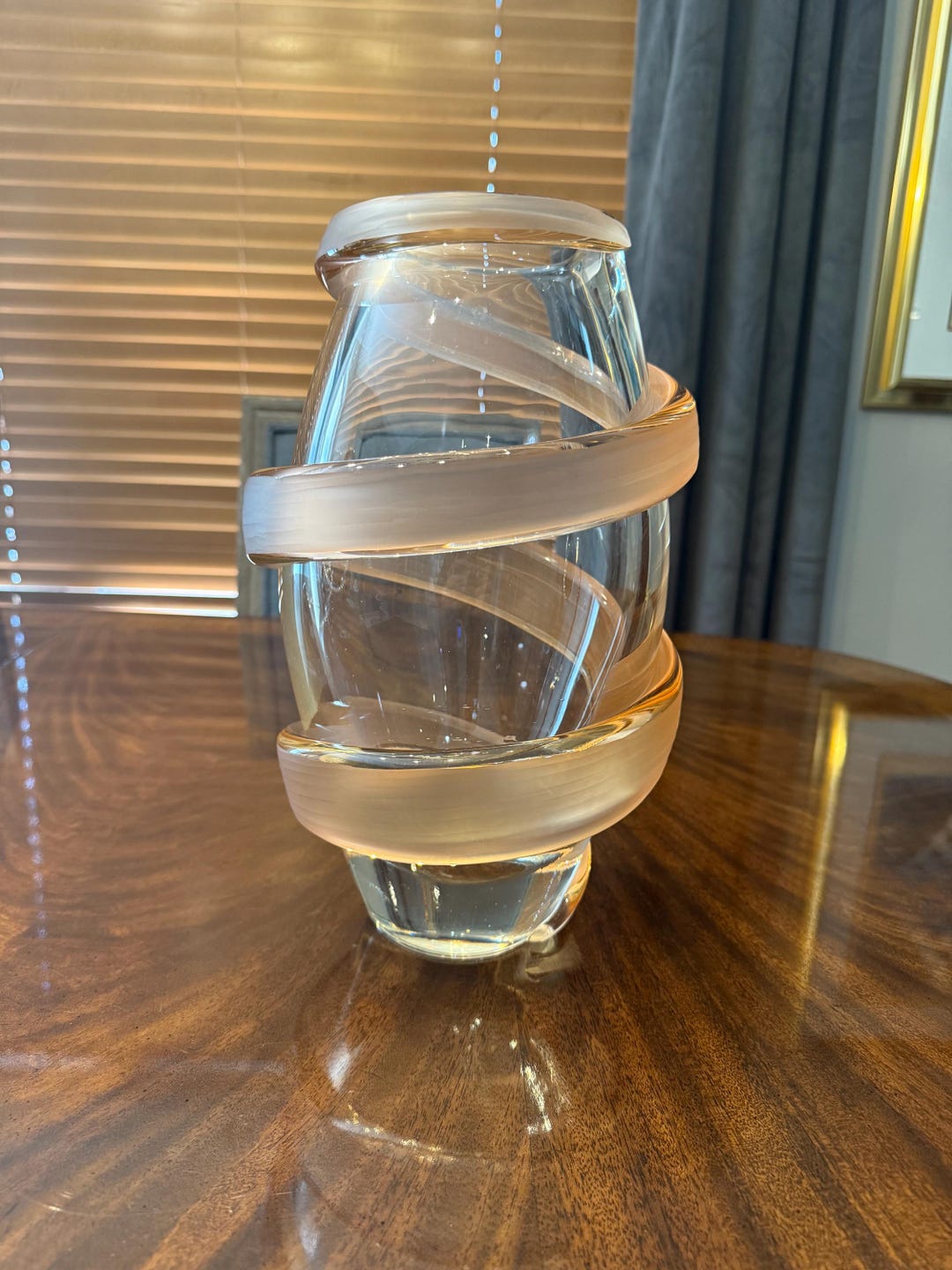 Rare Venini Scarpa Designed Huge Art Glass Vase - Etsy