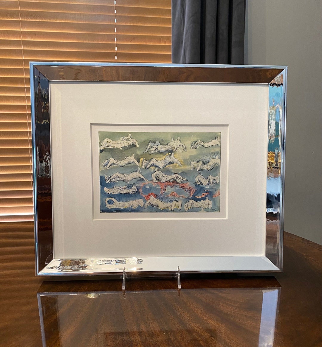 Henry Moore Lithograph, Signed in the Plate and Dated 1939, Newly ...