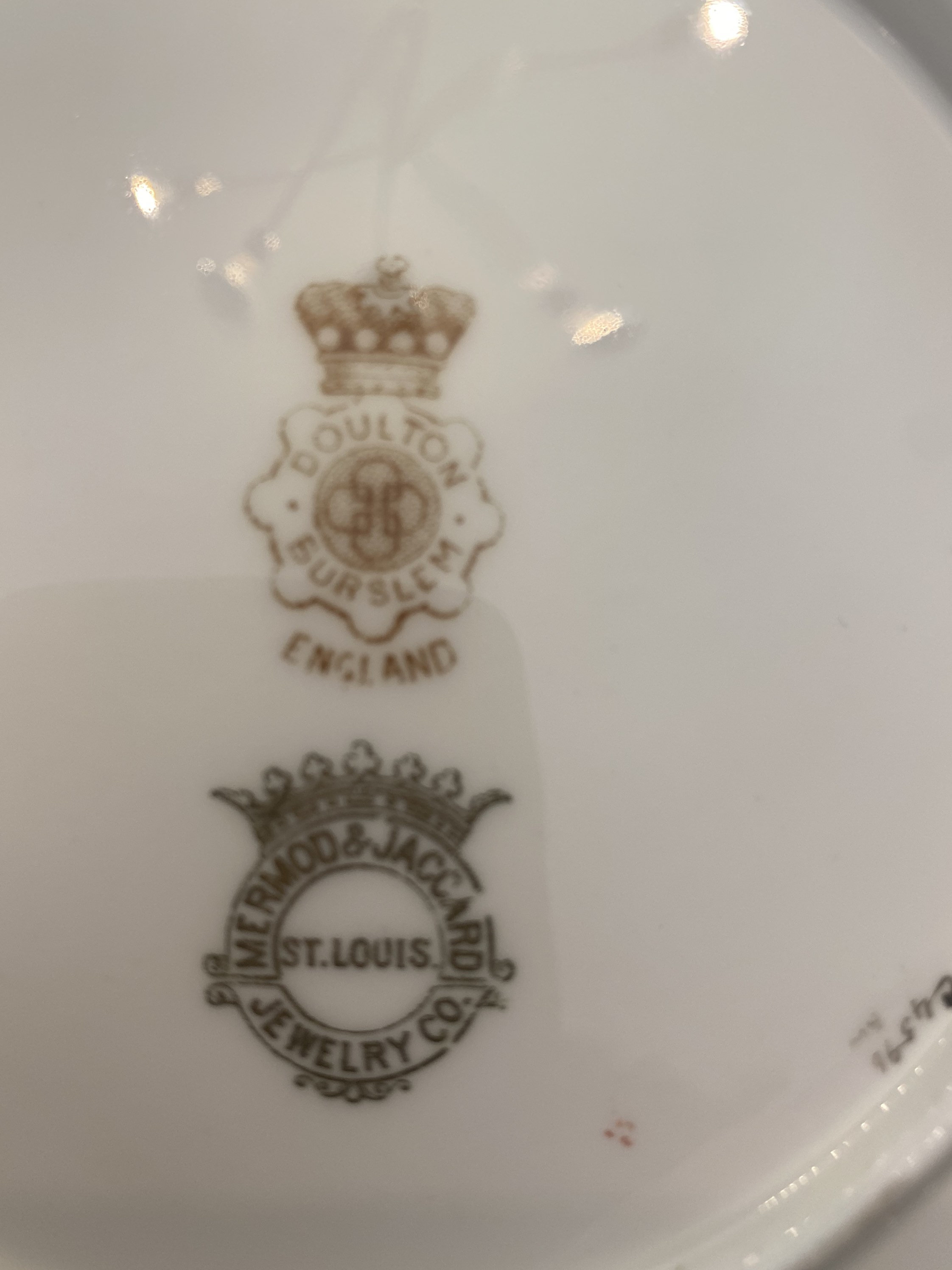 Very Rare Antique Doulton Burslem Japonisme Orientalist Luncheon Plates ...