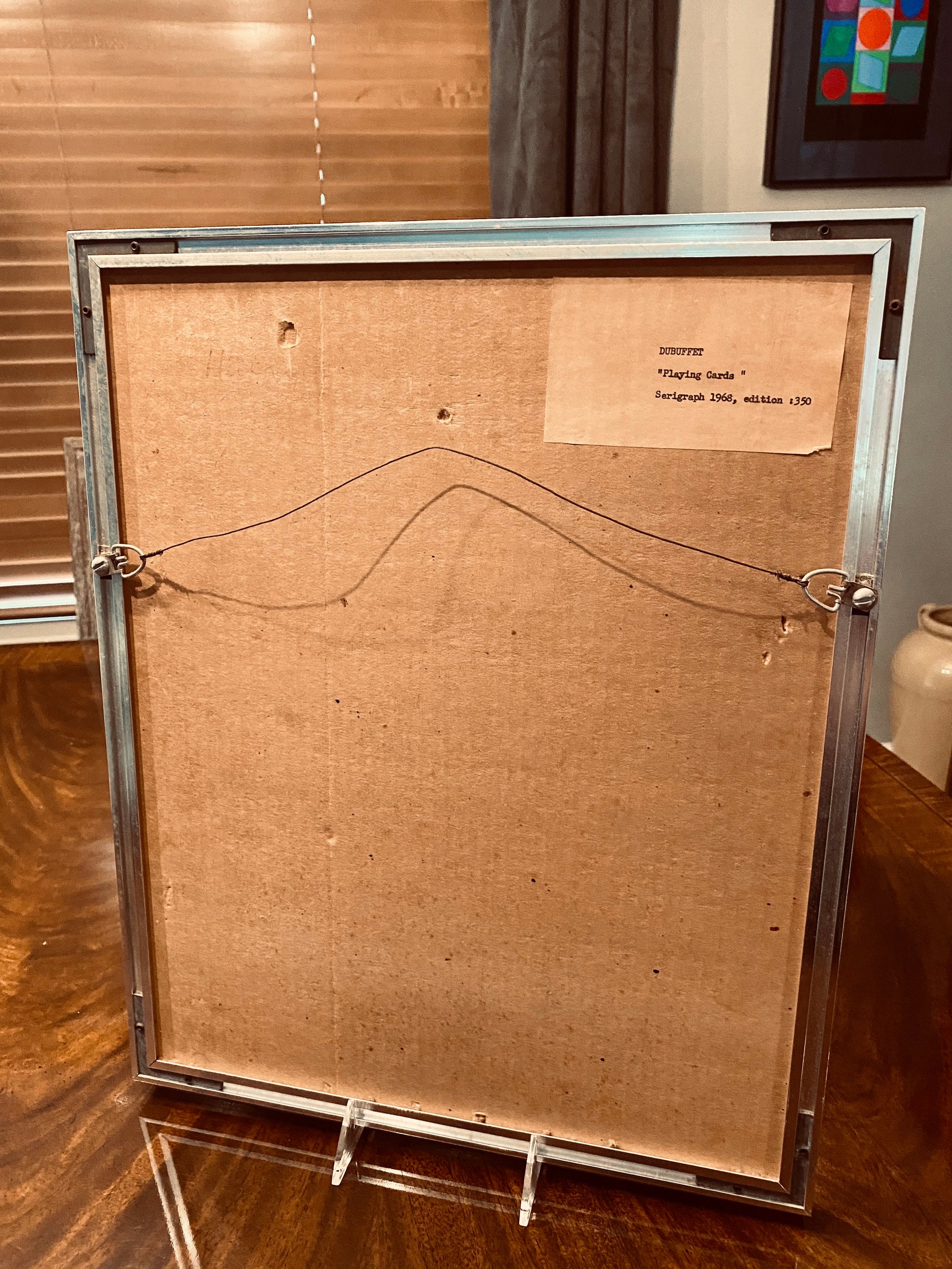 Dubuffet Serigraph “playing Cards”, 1968, Edition of 350. - Etsy