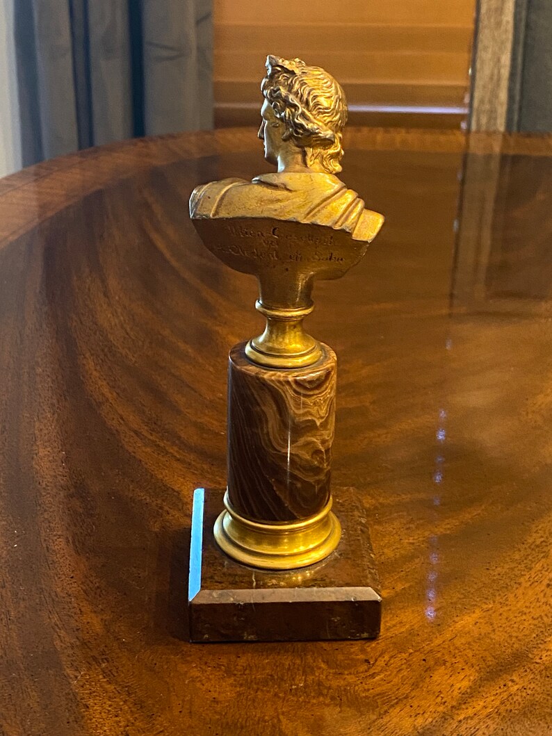 Apollo Belvedere Gilt Bronze Bust by Gladenbeck and Sons Foundry - Etsy
