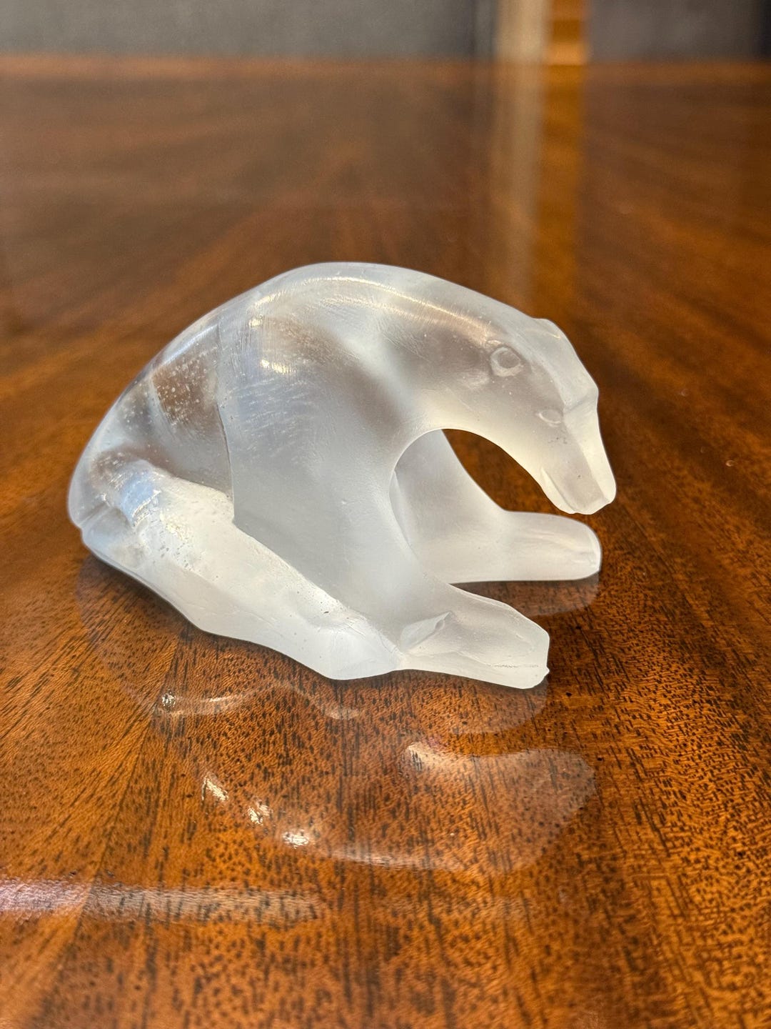 Daum Pate De Verre Polar Bear - Etsy UK