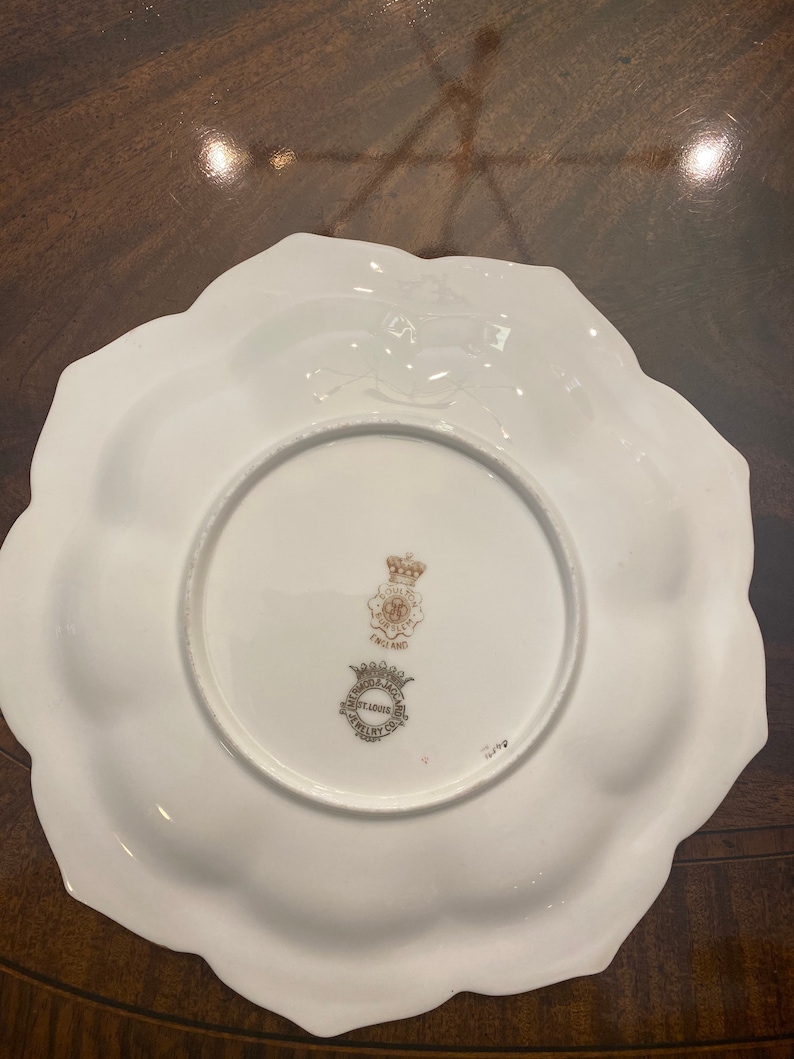 Very Rare Antique Doulton Burslem Japonisme Orientalist Luncheon Plates ...