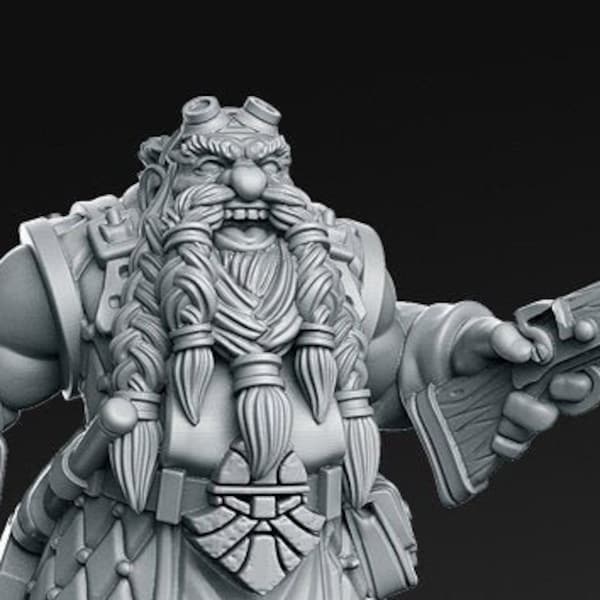Dnd Miniature Dwarf Artificer - Etsy