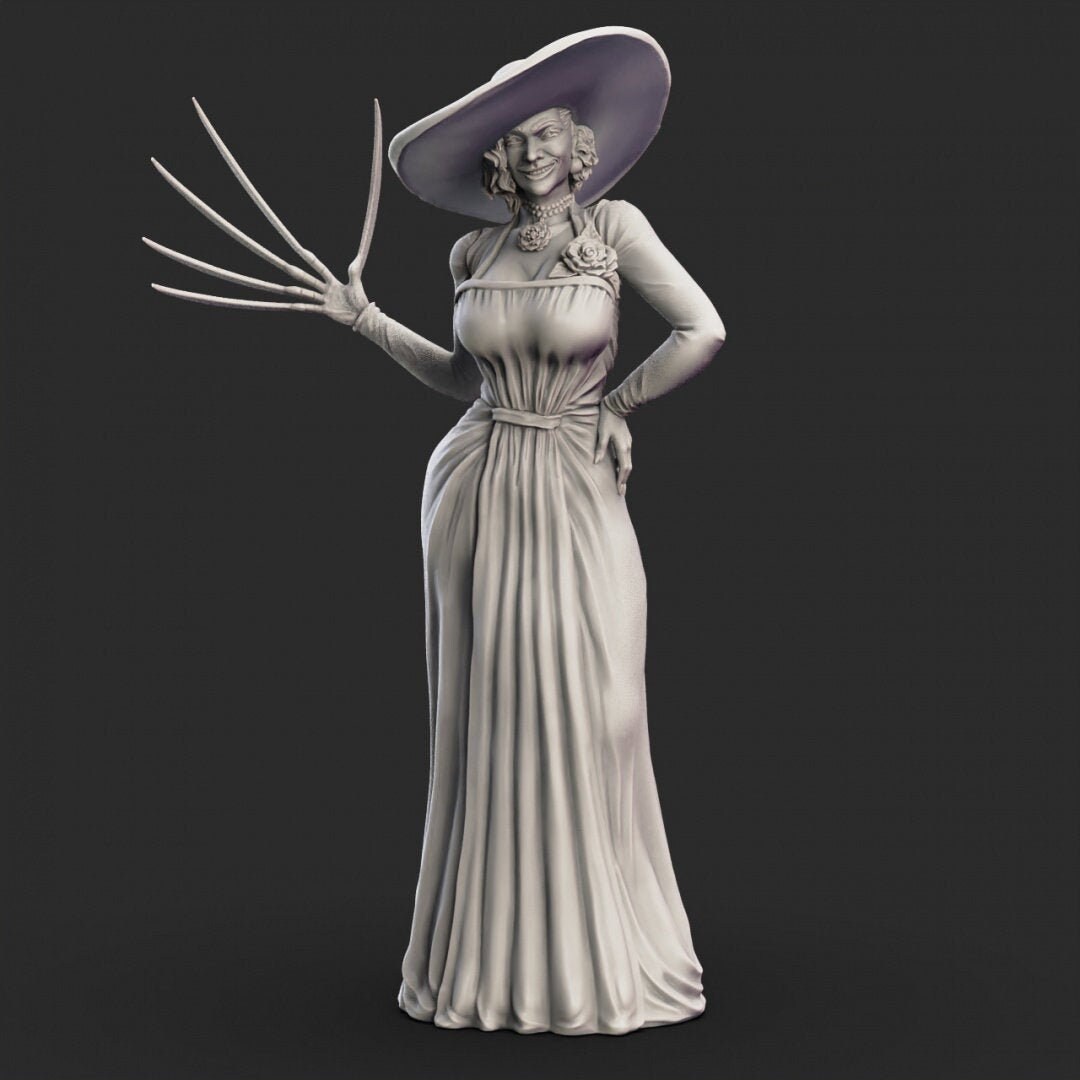 Tall Vampire Mother 100mm Unpainted Resin Statue for Painting and ...