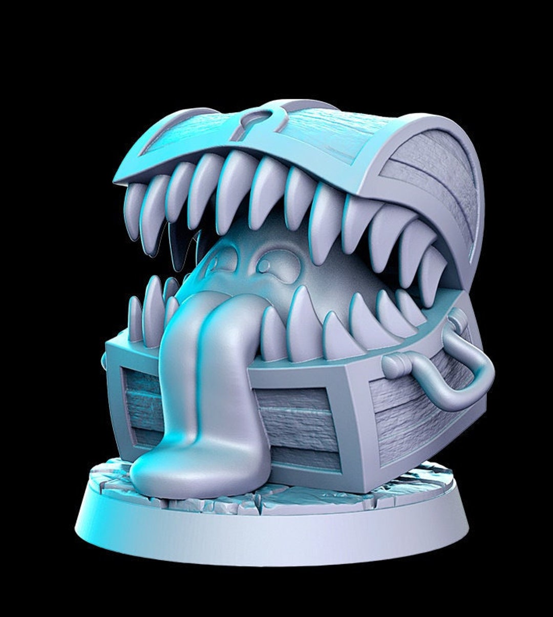 Mimic 2 Sculpts 32mm Scale Unpainted Mini for Ttrpgs D&D, Dnd, Dungeons ...