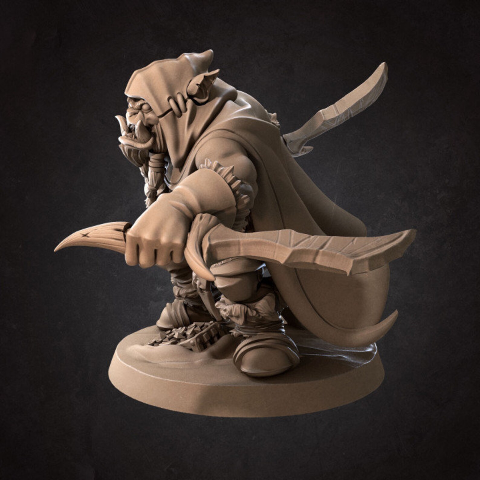 Bugbear Reaver / Fighter / Rogue 32mm Scale Unpainted Mini - Etsy
