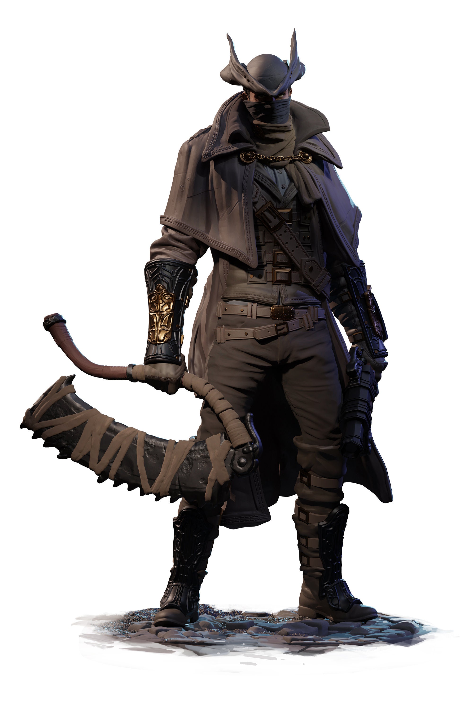 Bloodborne Hunter Approximately 150mm Unpainted Resin - Etsy