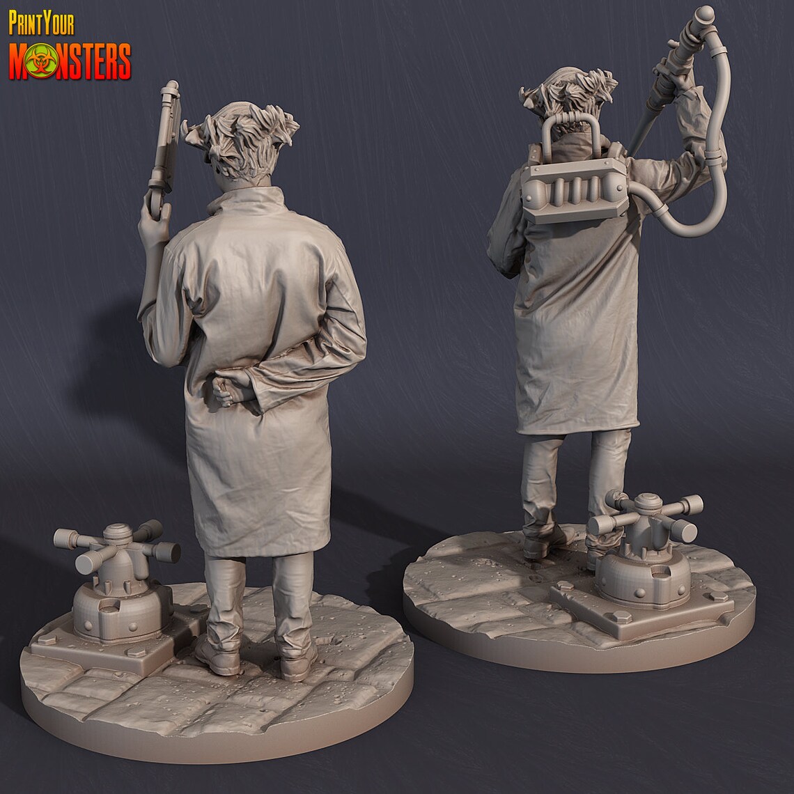Mad Scientist NPC / Boss Mini Unpainted Mini for Ttrpgs - Etsy