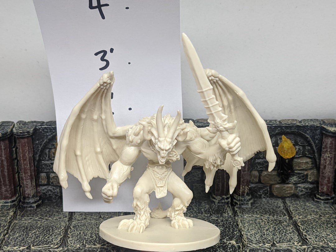 Balor Unpainted Mini for Ttrpgs D&D, Dnd, Dungeons and Dragons ...