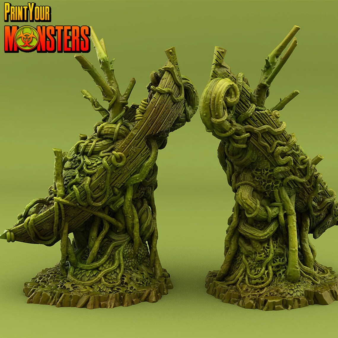 Swamp Creature Pack and Scatter Terrain Unpainted Terrain - Etsy